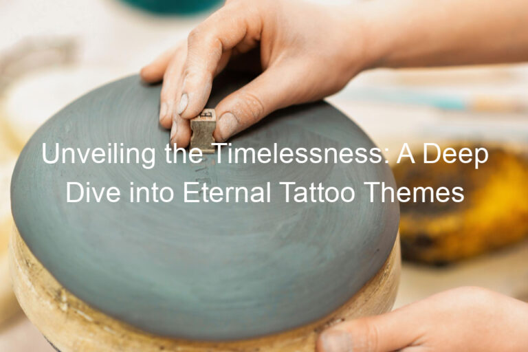 Unveiling the Timelessness: A Deep Dive into Eternal Tattoo Themes ...